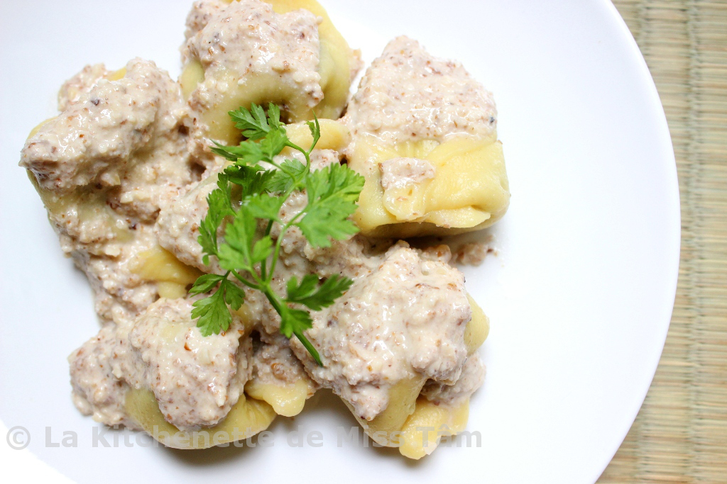 Pansoti à la crème de noix (pansoti alla crema di noci) - La ...