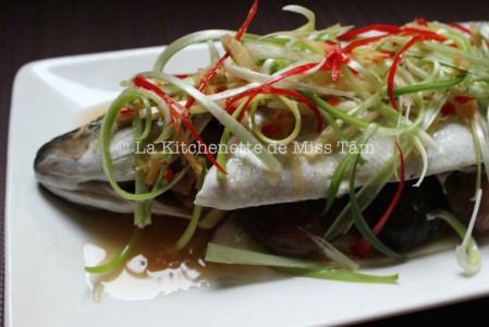Poisson au gingembre à la vapeur (cá hấp hành gừng) - La kitchenette de ...